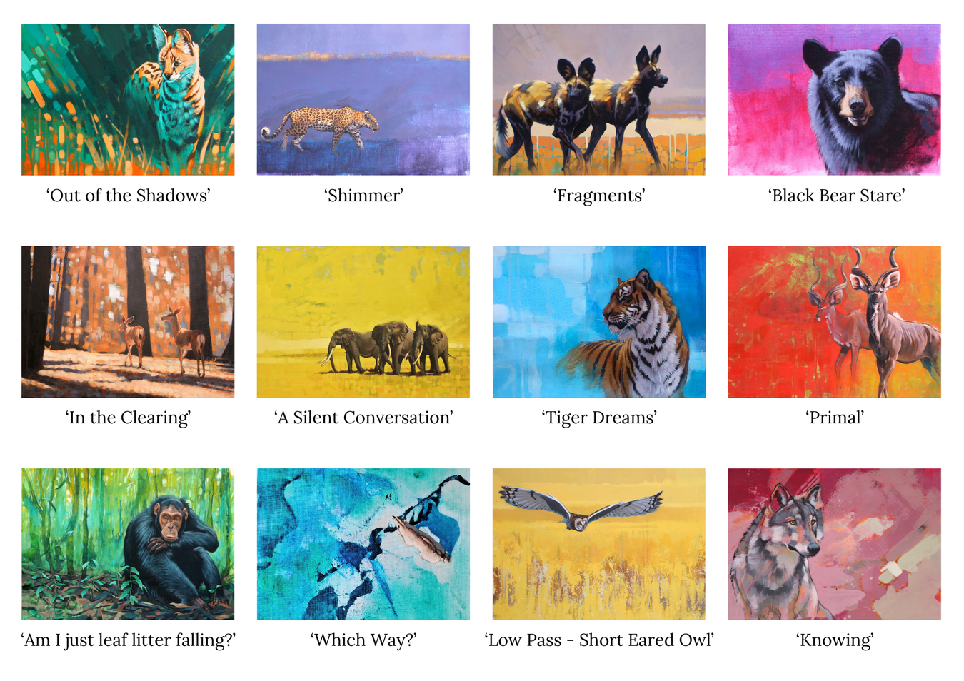 Artists for Painted Dogs and other Wildlife